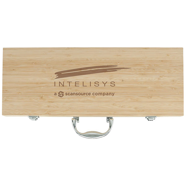 Intelisys Bamboo 5 pc Personalized BBQ Set – ScanSource Shopify